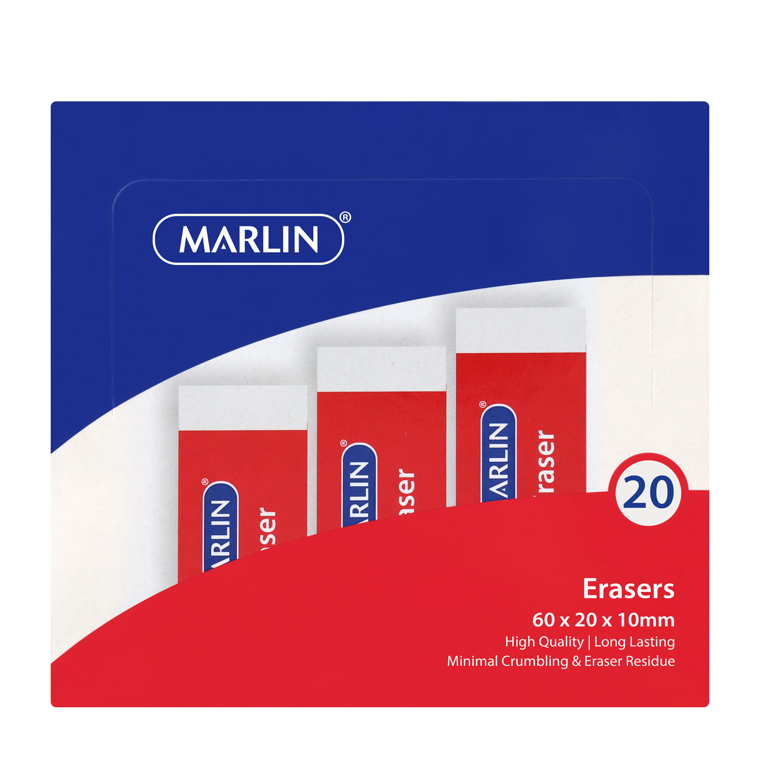 Marlin Eraser 20 Piece – Shopperdeals